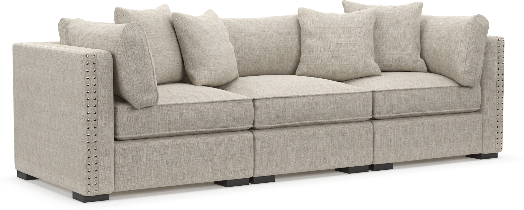 Abington Foam Comfort 3-Piece Sofa - Mason Porcelain | American ...