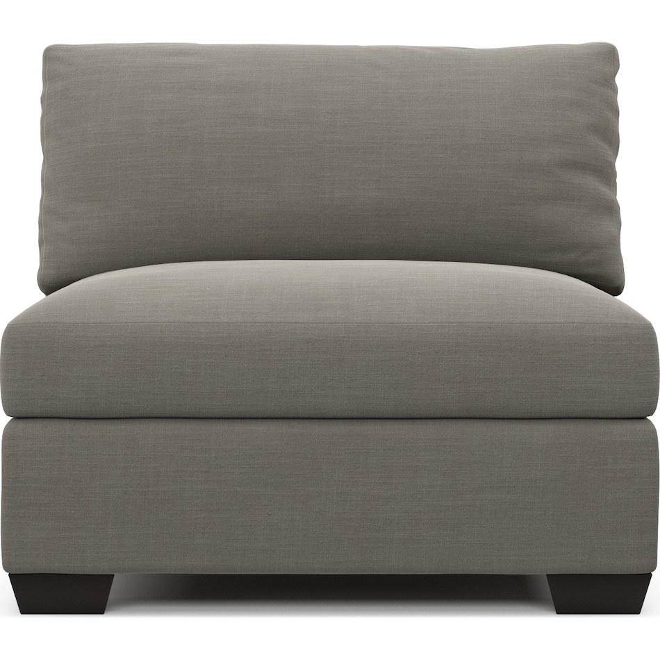 Beckham Hybrid Comfort Armless Chair - Nevis Graphite | American ...