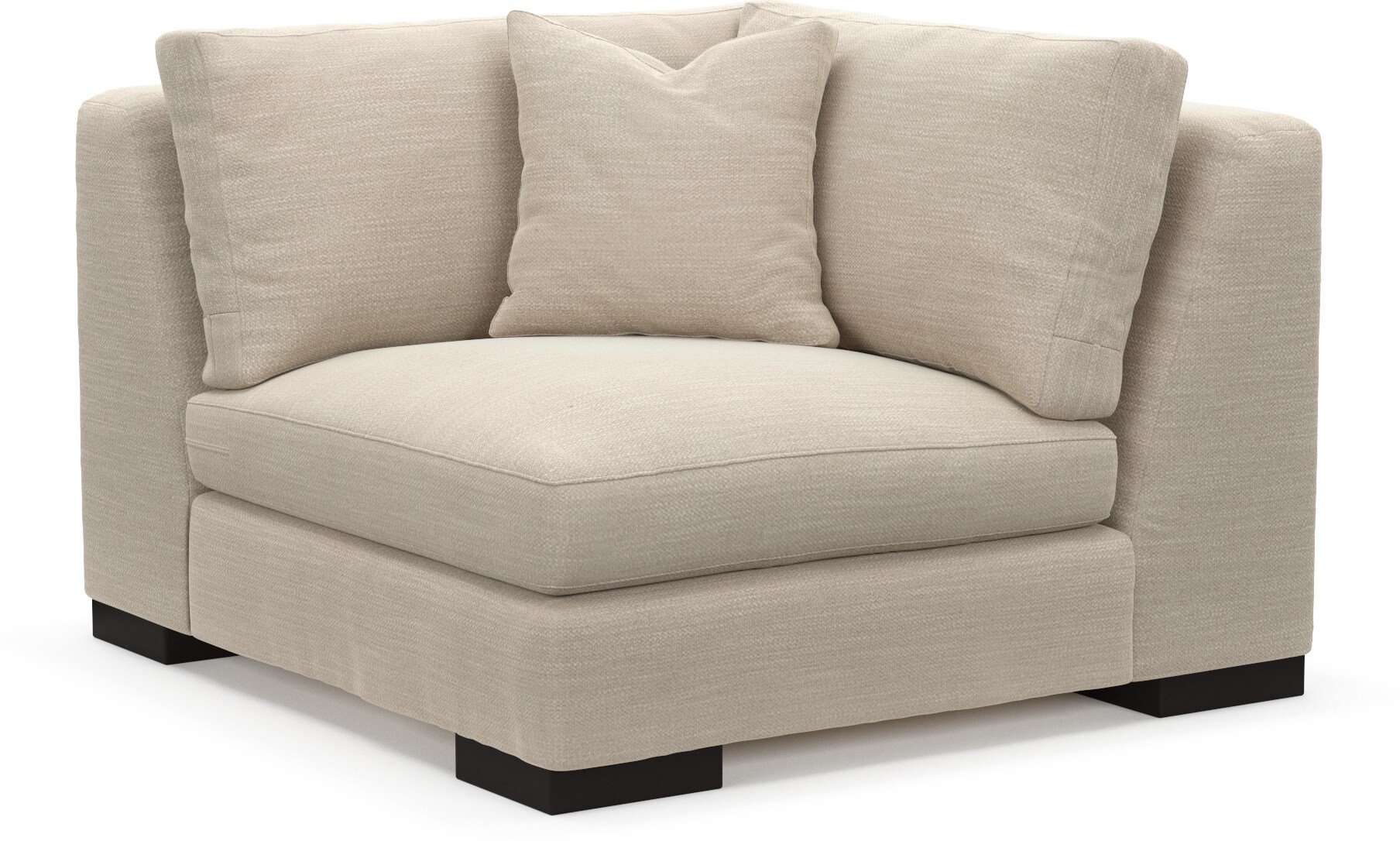 Bondi Hybrid Comfort Corner Chair - Dudley Buff | American Signature ...