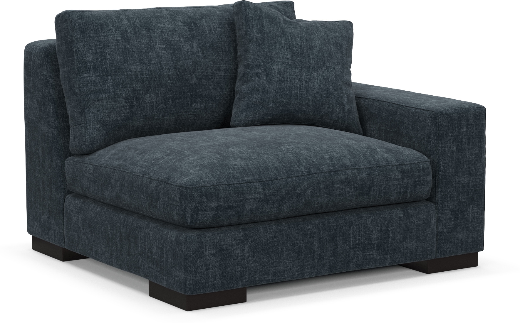 Bondi Foam Comfort Left-Facing Chair - Argo Navy | American Signature ...