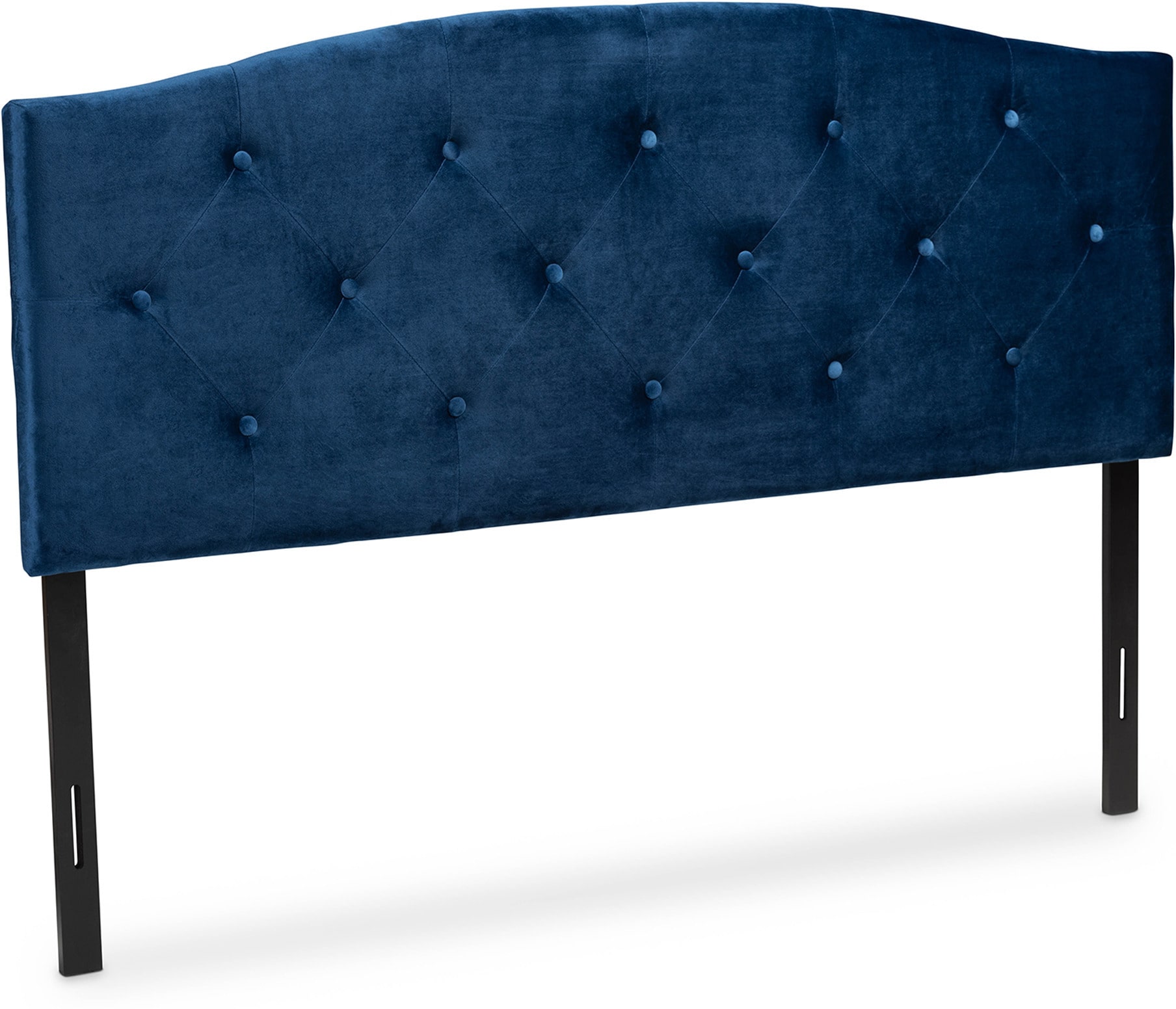 Bora Full Headboard - Navy Blue/Dark Brown | American Signature Furniture