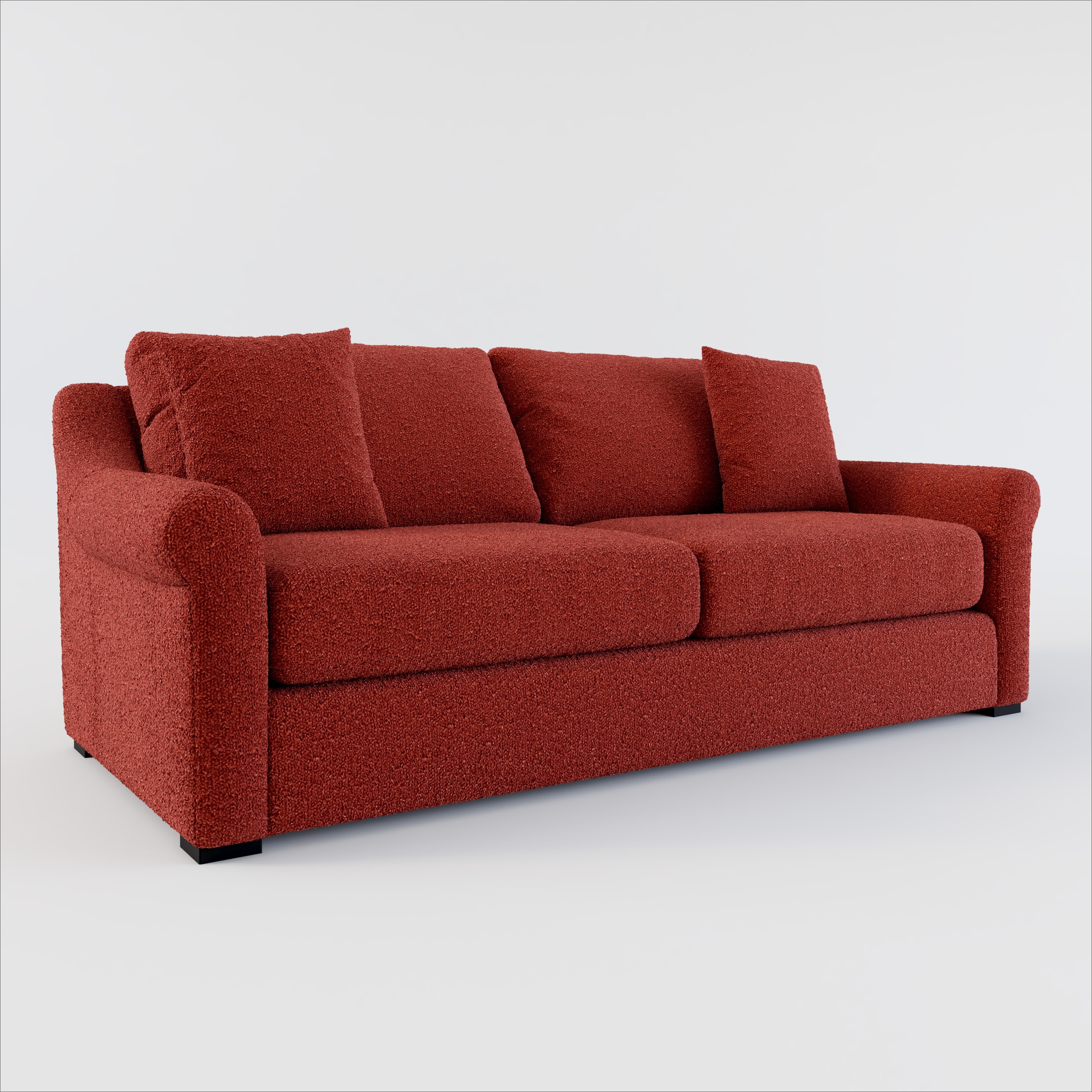 Bowery Foam Comfort 87" Sofa - Bloke Brick | American Signature Furniture