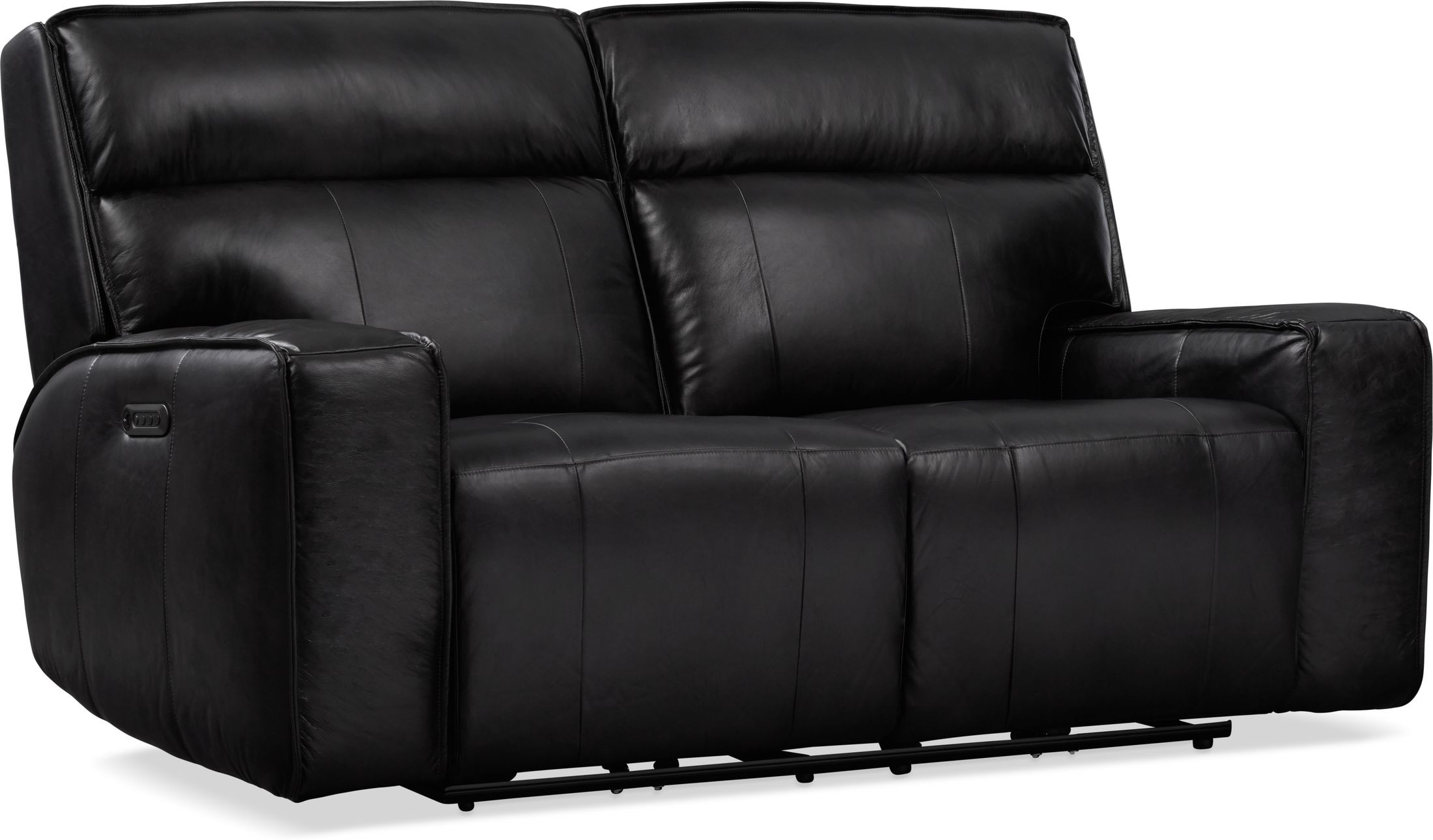 Bradley Triple Power Reclining Loveseat Black