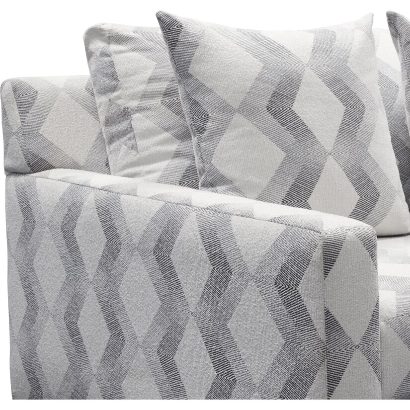 Cade Hybrid Comfort Accent Swivel Chair - Gray | American Signature Furniture