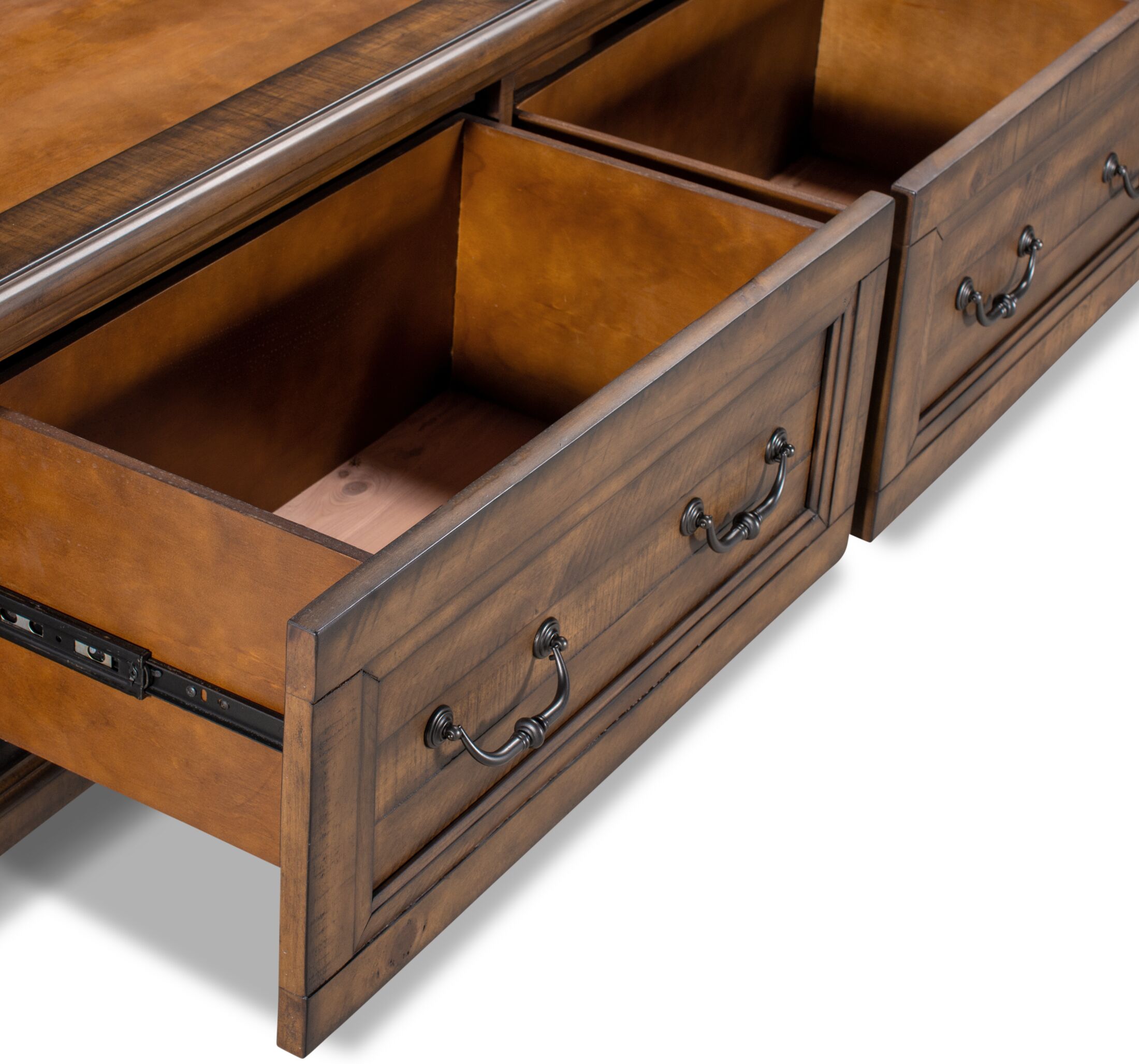 Charthouse Queen Storage Bed Nutmeg American Signature Furniture