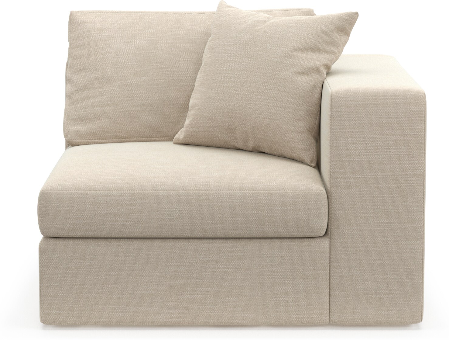 Collin Foam Comfort Right-Facing Chair - Dudley Buff | American ...