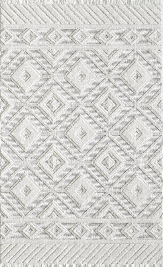 Cremini Area Rug - White | American Signature Furniture