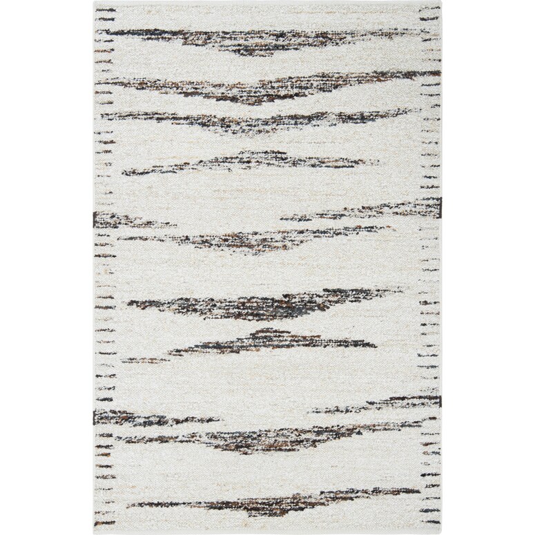 Danbury 8' x 10' Area Rug - Cream/Petrol | American Signature Furniture