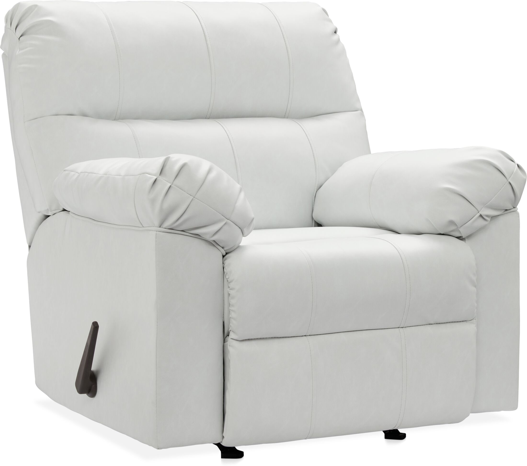Dexter Rocker Recliner - White | American Signature Furniture