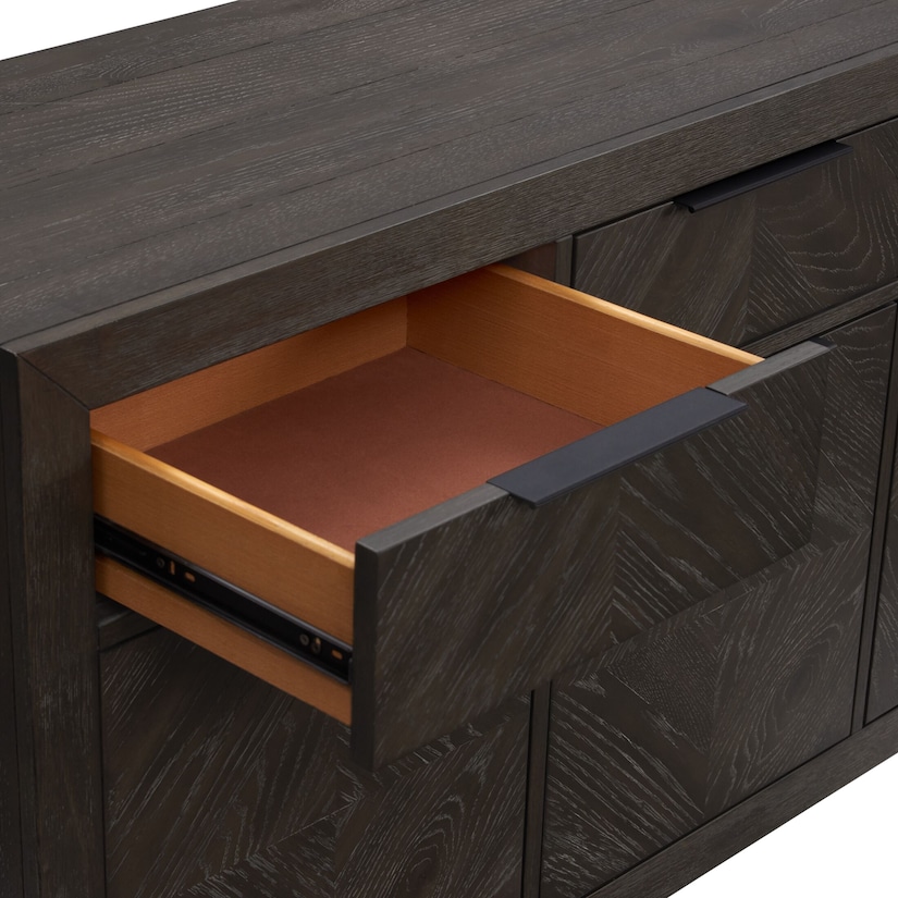 Edison Server with USB Charging | American Signature Furniture