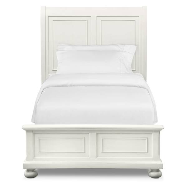 Hanover Youth Full Sleigh Bed - White | American Signature Furniture