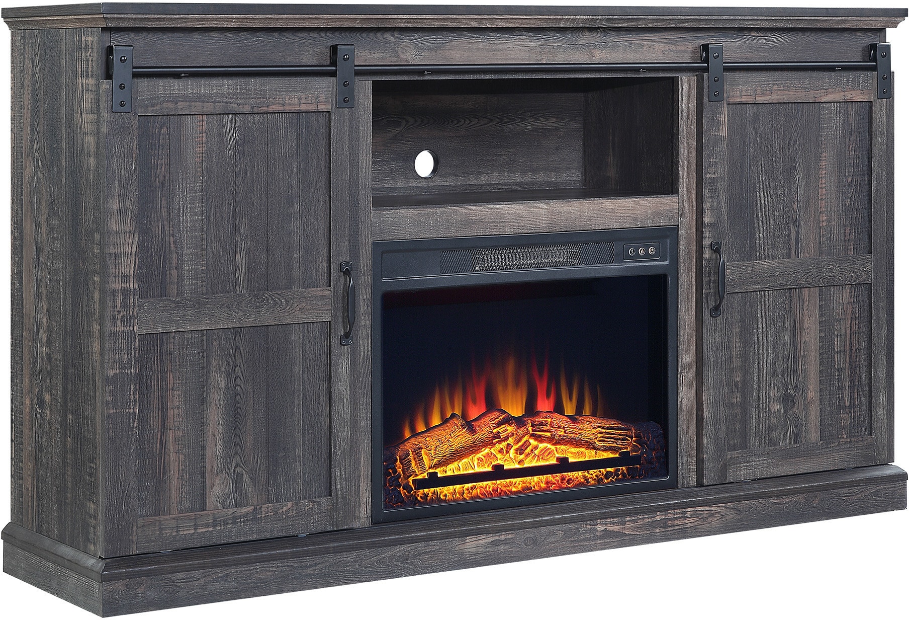 Janelle TV Stand with Fireplace