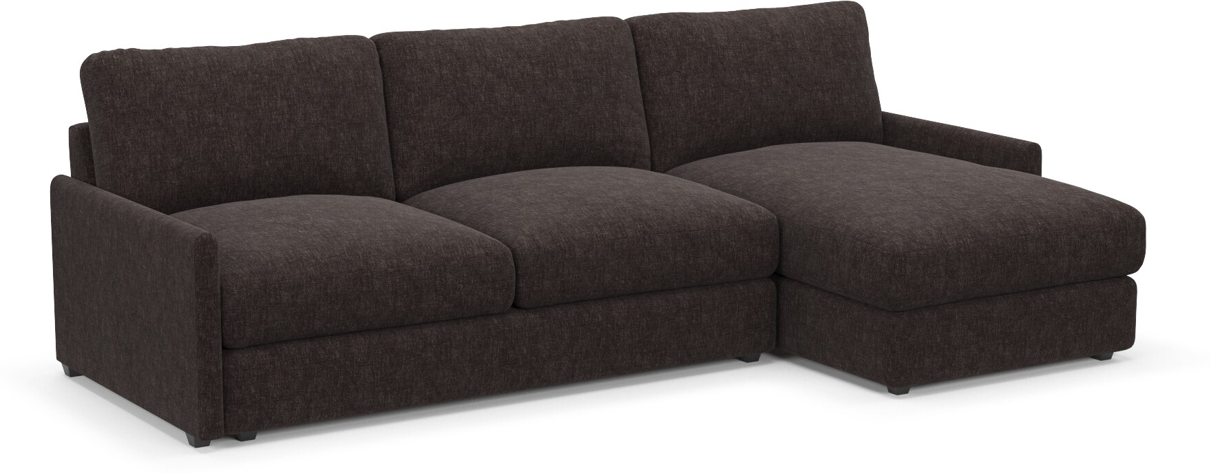 Jasper Hybrid Comfort 2-Piece Sectional with Left-Facing Chaise ...
