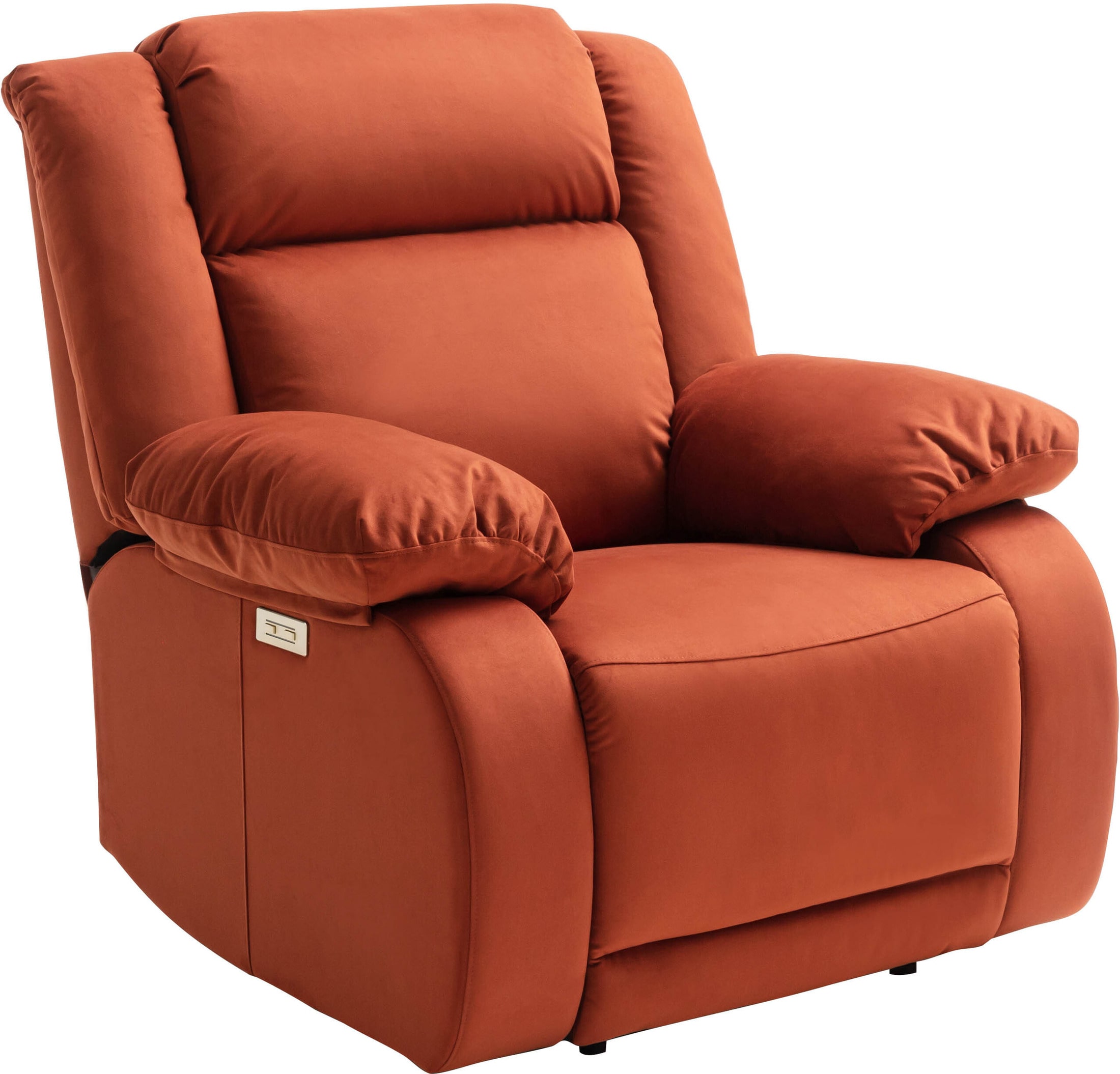Jaxson Power Recliner - Rust | American Signature Furniture