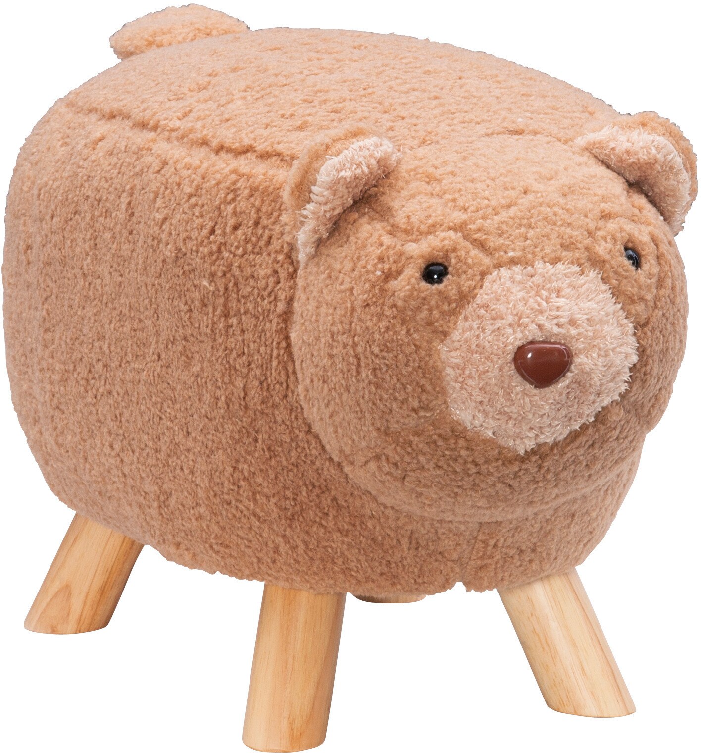 Stuffed Teddy Bear Stool | American Signature Furniture