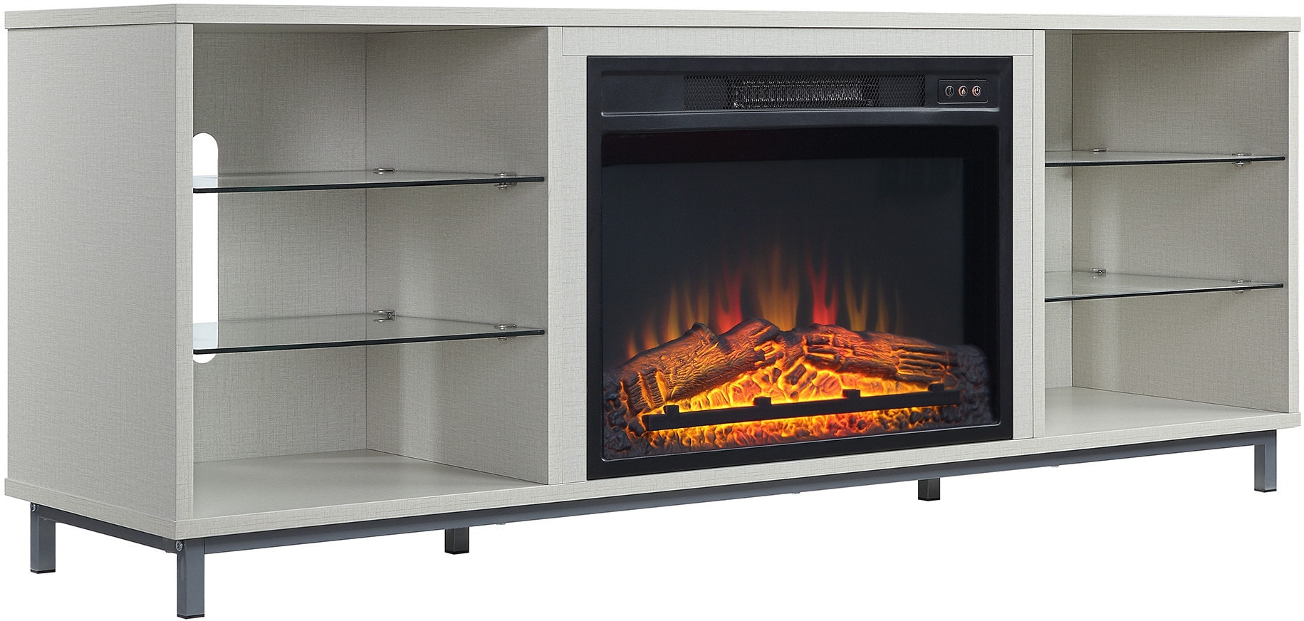 American signature fireplace tv stand store