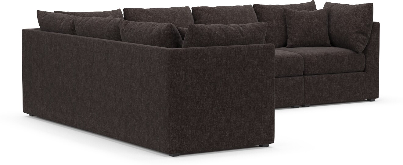 Nest Hybrid Comfort 3-Piece Large Sectional - Contessa Java | American ...