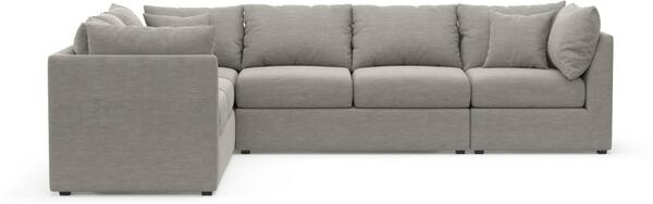Nest Foam Comfort 3-Piece Large Sectional - Victory Smoke | American ...