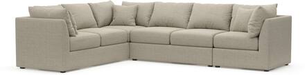 Nest Foam Comfort 3-Piece Large Sectional - Depalma Taupe | American ...