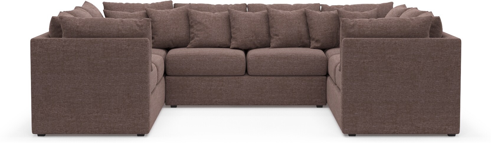 Nest Foam Comfort 3-Piece Pit Sectional - Contessa Dusk | American ...