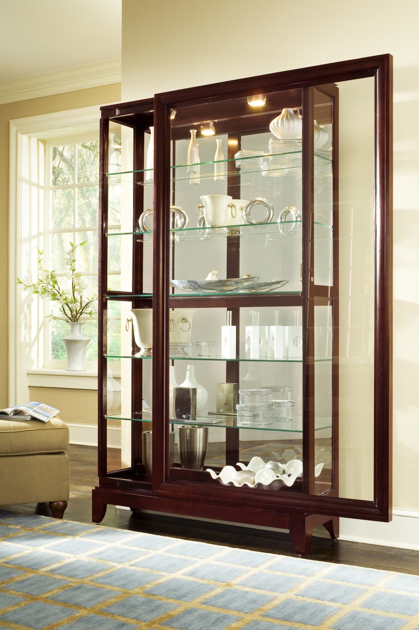 American signature curio cabinet store
