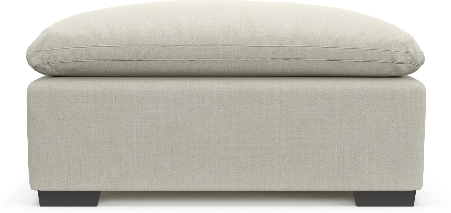 Plush Ottoman