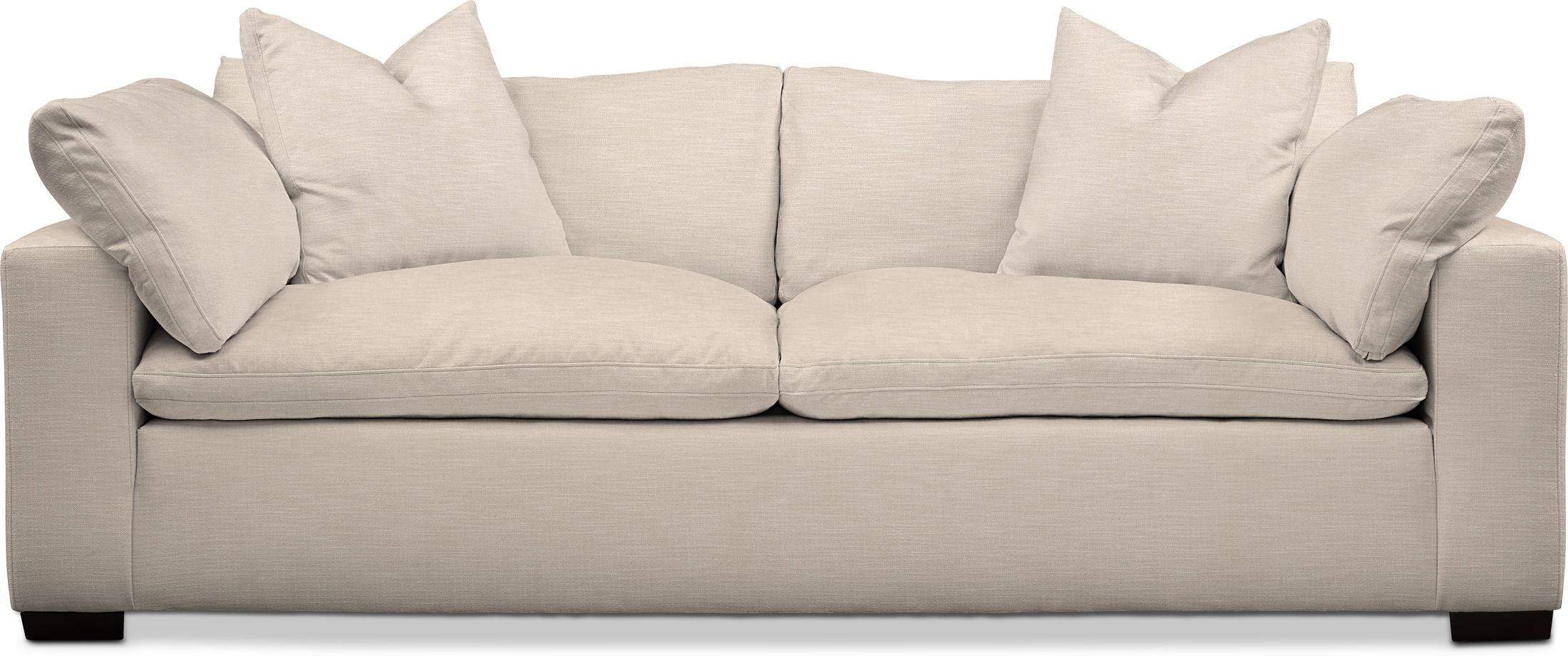 Plush Sofa - Dudley Buff | American Signature Furniture
