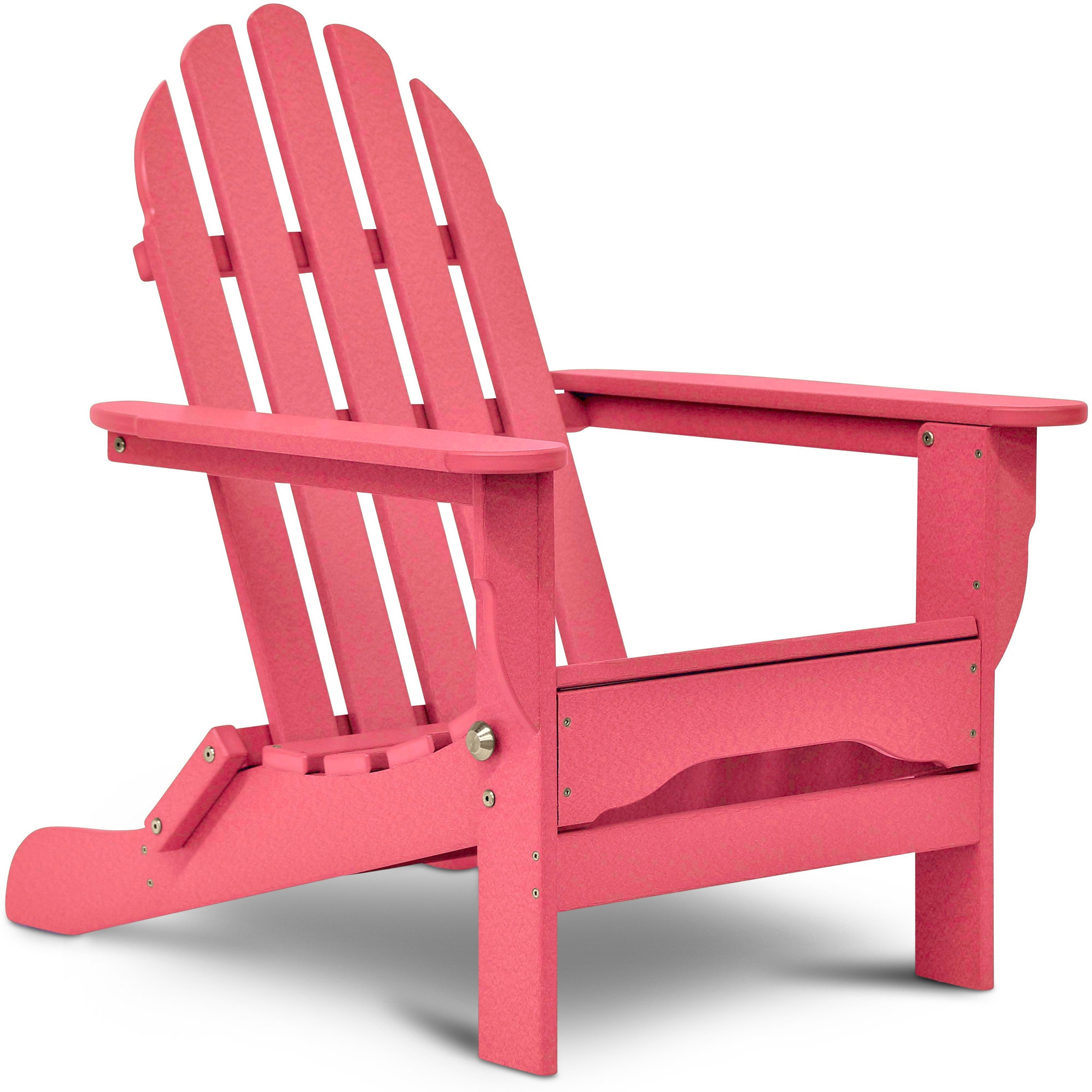 Raleigh Outdoor Folding Adirondack Chair - Pink | American Signature ...