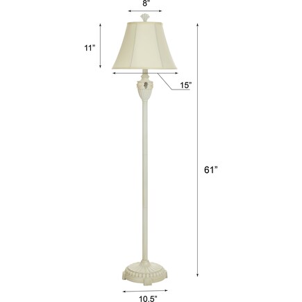 Seashell Floor Lamp | American Signature Furniture