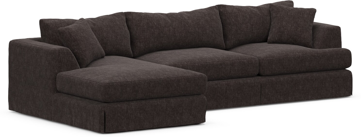 Storey Hybrid Comfort 2-Piece Sectional with Left-Facing Chaise ...