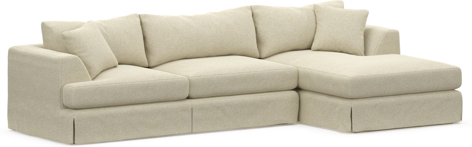 Storey Hybrid Comfort Eco-Performance 2-Piece Sectional with Right ...