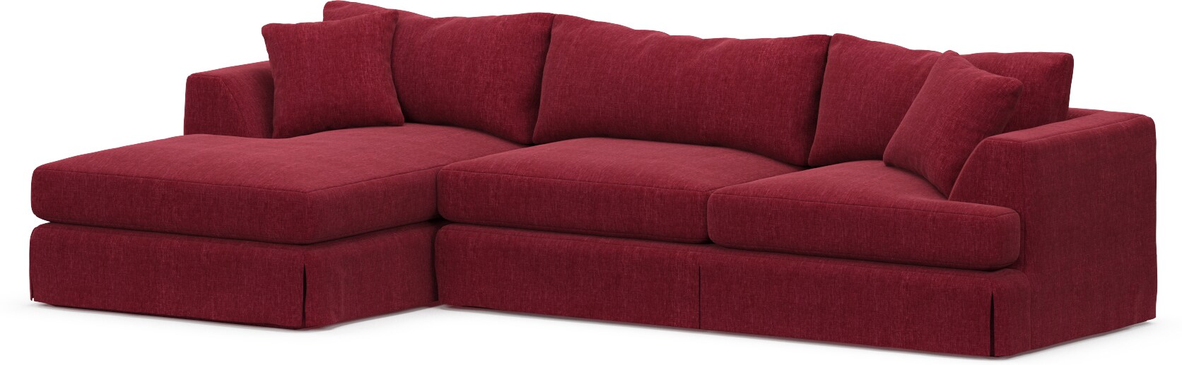 Storey Hybrid Comfort 2-Piece Sectional with Left-Facing Chaise ...